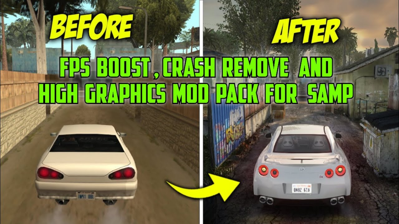 SAMP Crash Fix + 90 FPS Boost Pack 🔥 High Graphics + Smooth File ...