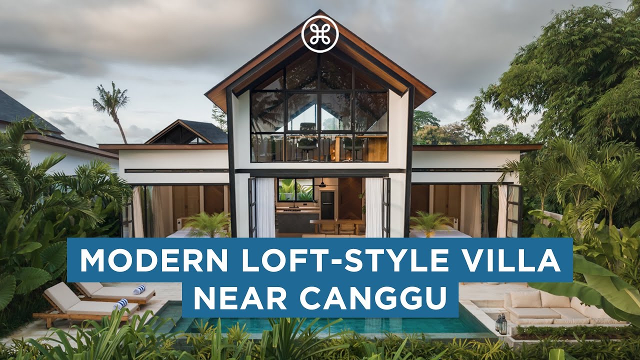 Modern Bali Living in This Exclusive Loft-Style Villa Near Canggu - YouTube