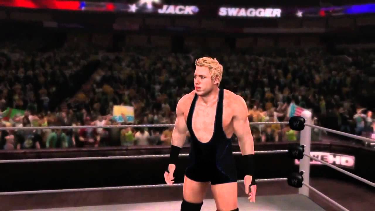 WWE 12' - Jack Swagger's Entrance + Finisher (WWE 12' FOOTAGE!) - YouTube