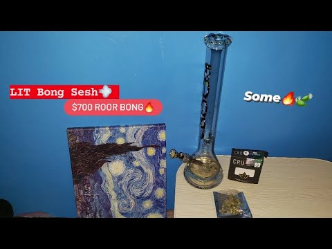 Bong Sesh With $700 Roor Galaxy Bong 🌌💨 - YouTube