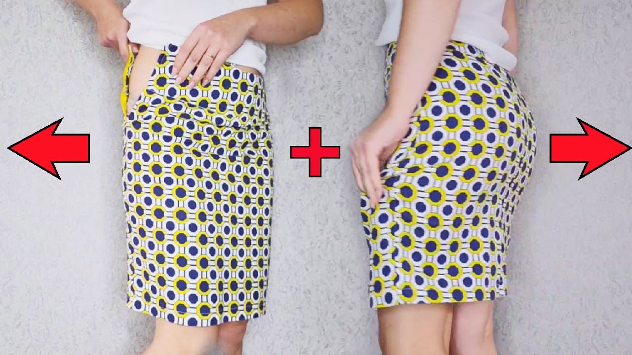 It is very easy to increase the size of a skirt in a few minutes - YouTube