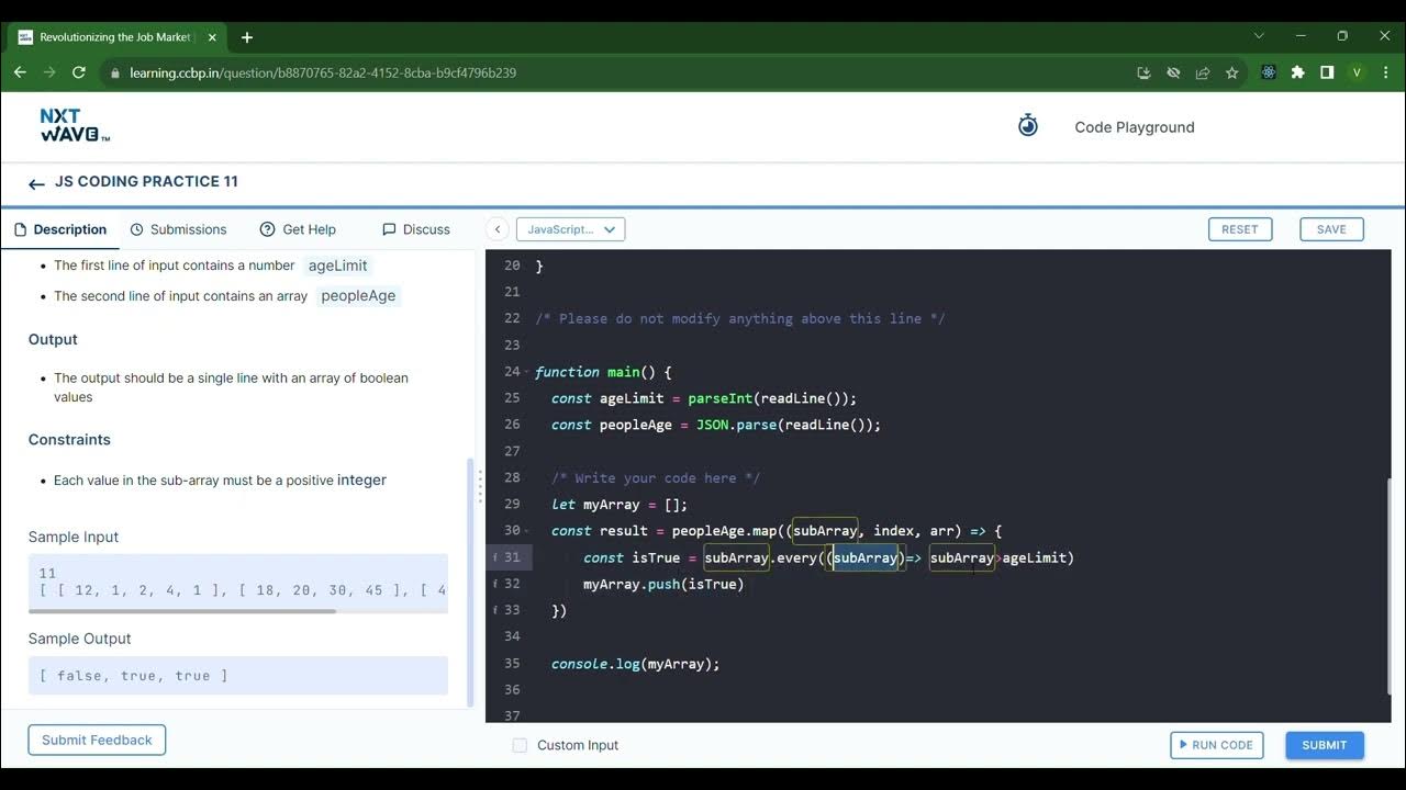 JS Coding Practice 11 | Promises and Array Methods | JavaScript Essentials | NxtWave | ccbp 4.o ...