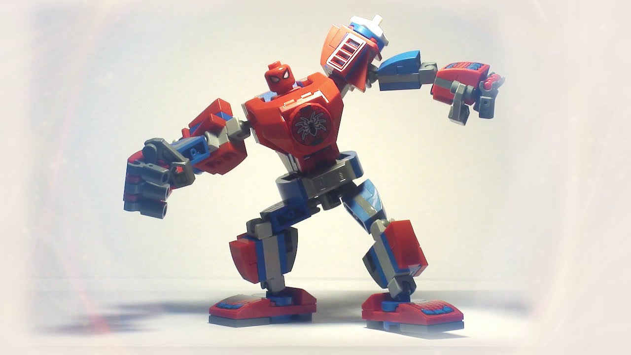 Lego Marvel Spider-Man Dance Inside Giant Robot (76146). Lego Stop ...