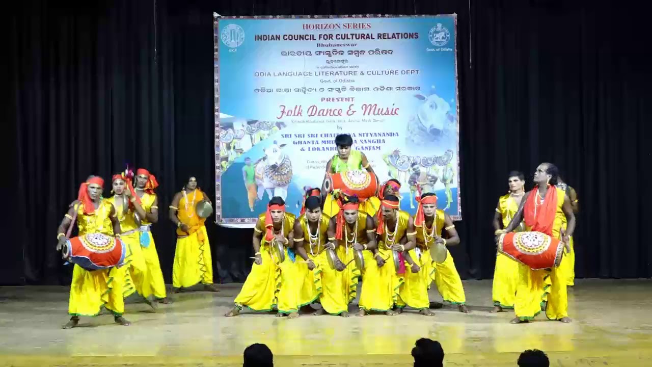 GHANTA MRIDANGAM FLOK DANCE GANJAM ODISHA (GURU KUMAR SYAMAGHAN ) - YouTube