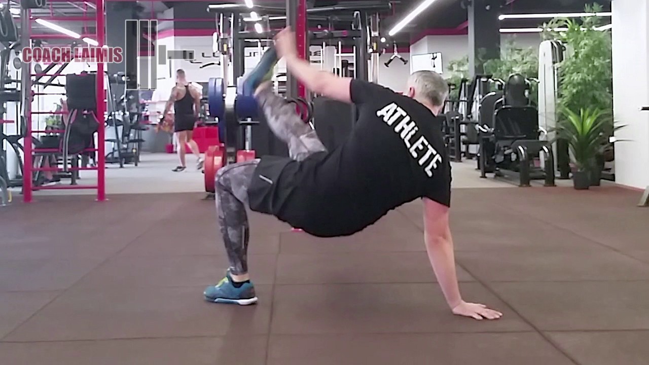 Crab Toe Touch - YouTube