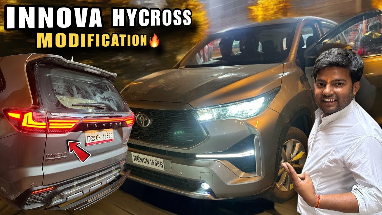 Innova Hycross Aftermarket Accessories Installed🤩| Innova Hycross ...