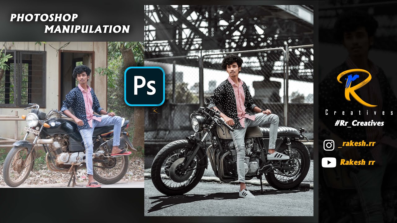 BIKE Photoshop Manipulation TUTORIAL FOR BEGINNERS IN 15 MINUTES ...