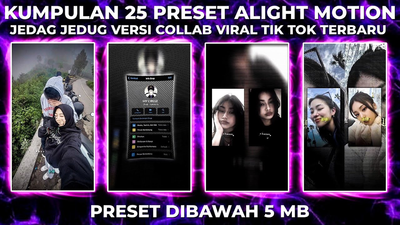 KUMPULAN 25 PRESET BASE ALIGHT MOTION VERSI COLLAB BER 2 VIRAL TERBARU | DIBAWAH 5MB - YouTube