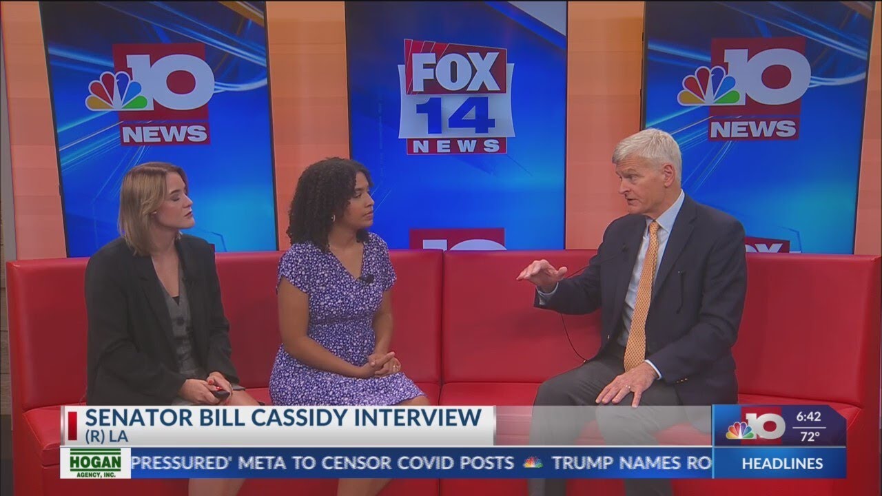 NBC 10 News Today: Bill Cassidy interview - YouTube