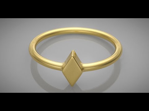 Modeling and texturing a golden Ring in Cinema 4D - Part 2 - YouTube