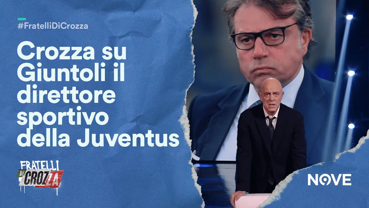 Crozza su Giuntoli "Cristiano solo di nome" | Fratelli di Crozza - YouTube