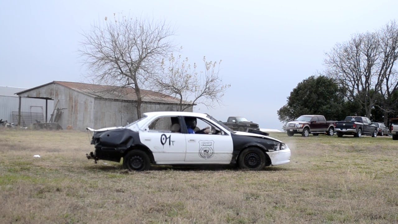 Trailer Trash racing flips the camry from the trailer race - YouTube