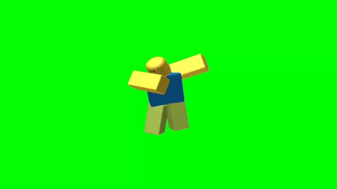 When you use roblox to green screen - YouTube