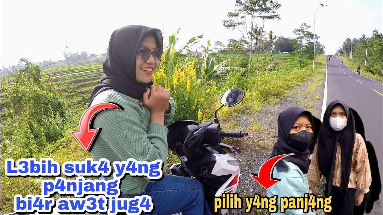 Tanya ukhti suka yg panjang atau pendek jawabanya bikin melongo ...