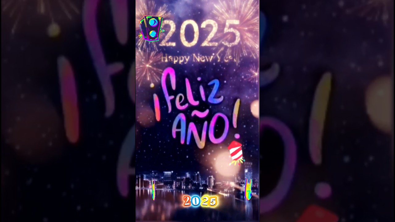 Happy New Year Feliz Año Nuevo 2025 Send to your lovely Friends#capcut ...