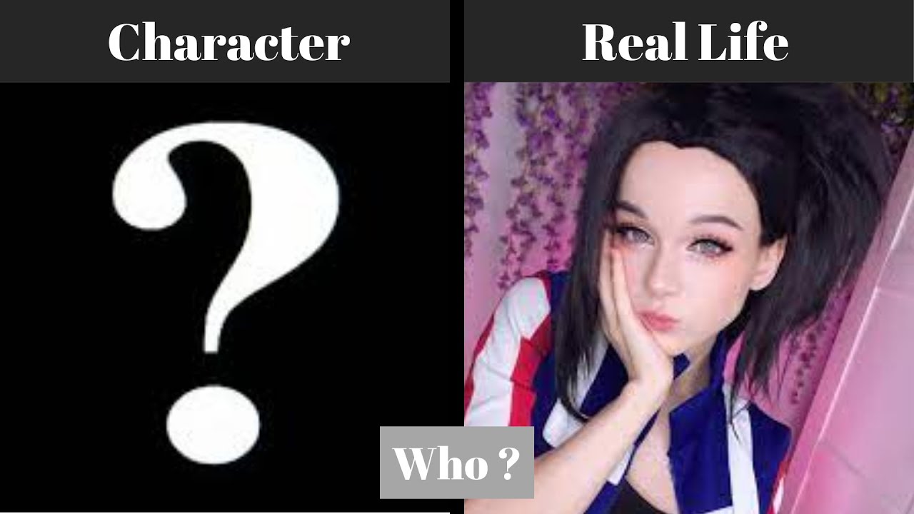What My Hero Academia characters look like in real life - YouTube