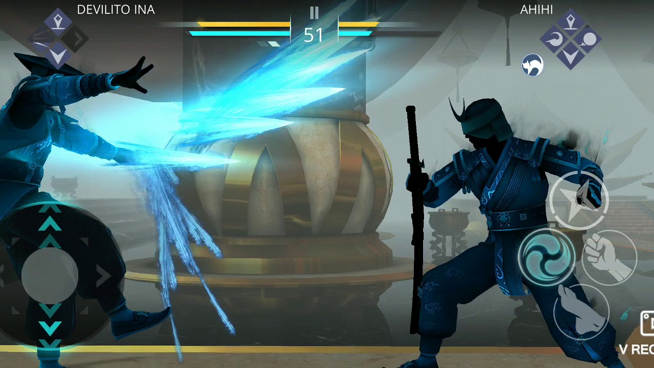 SHADOW fight 3 menang beruntun 93 kali tangan kosong seru - YouTube