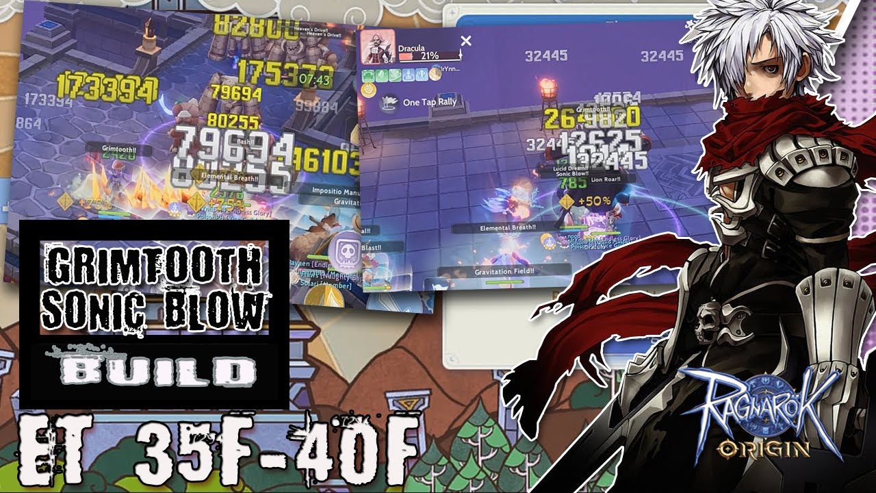 ROO Global Sinx lv85 ET 35-40F Grimtooth Sonic Blow Build Showcase ...