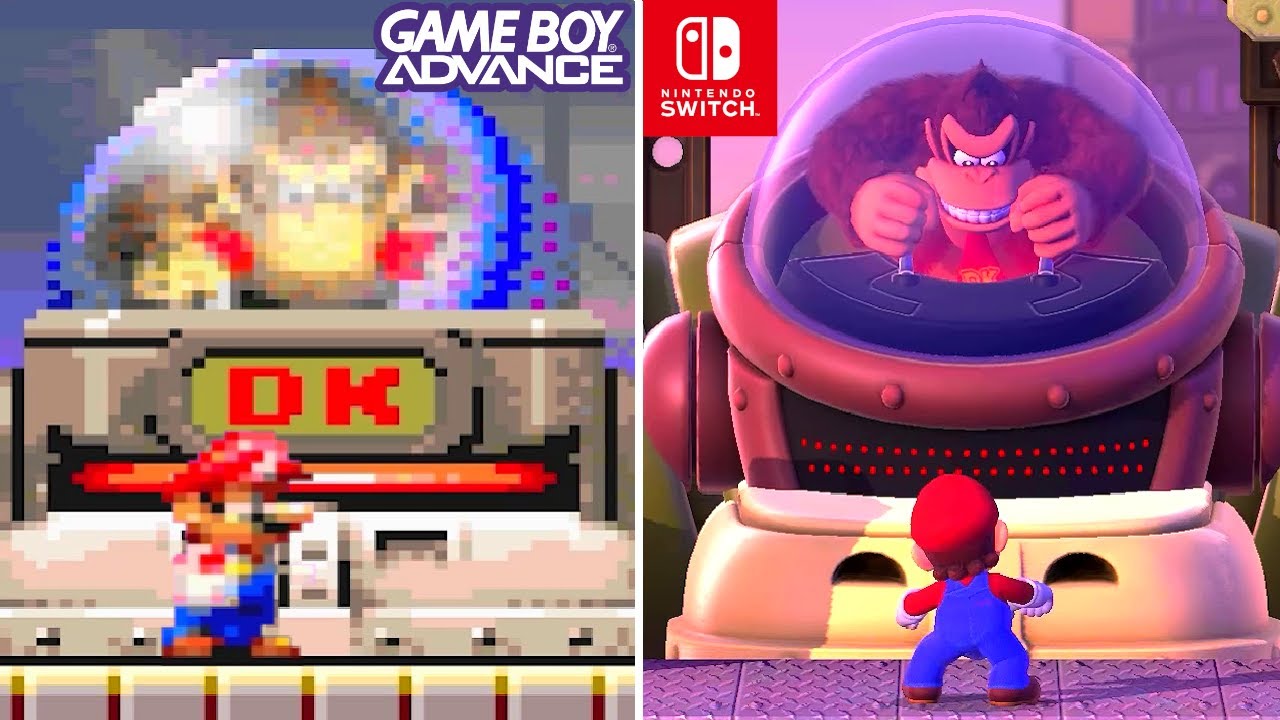 Mario vs Donkey Kong - Final Boss Comparisons (Switch vs Original ...