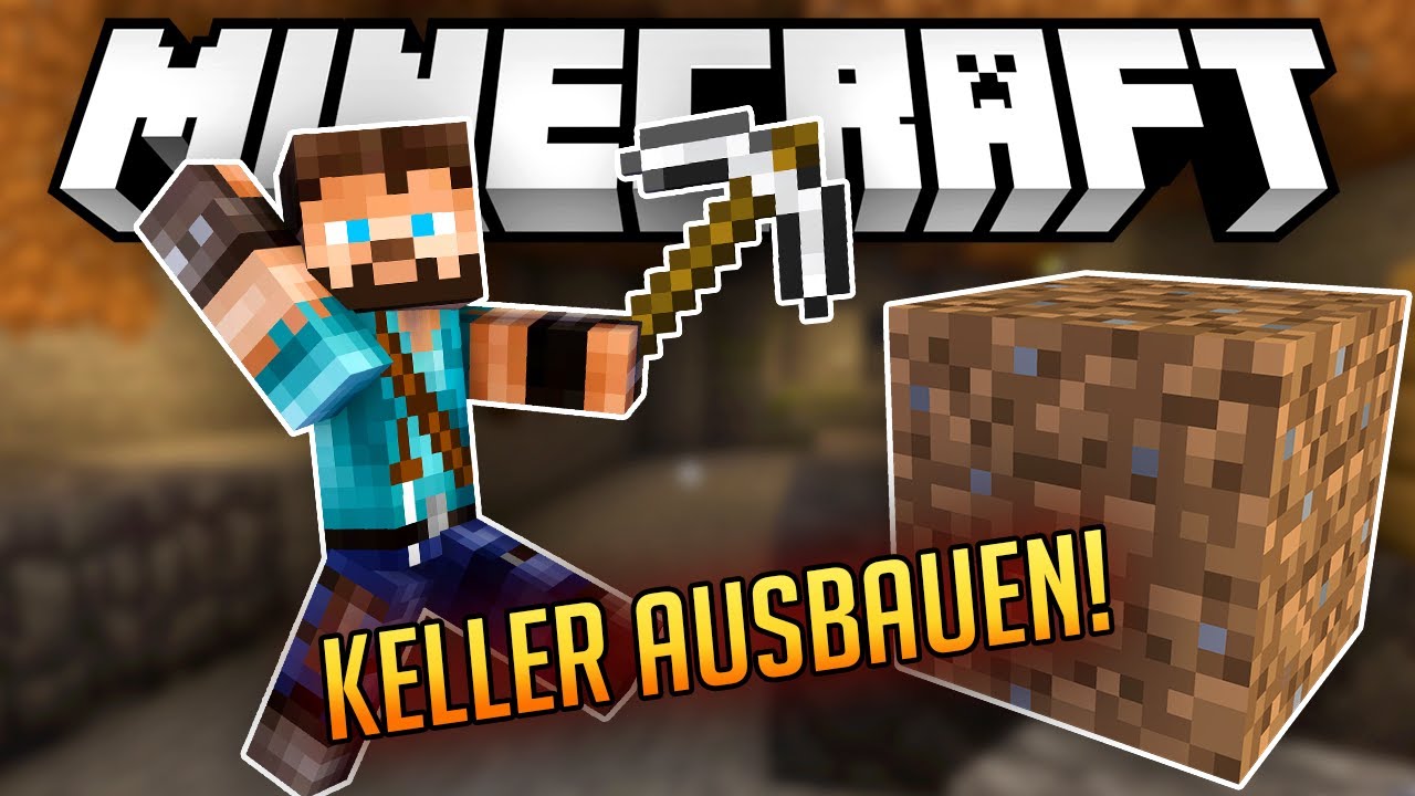 Minecraft 20 | Wir beginnen mit dem Keller für das Lager! | 4K Gameplay ...