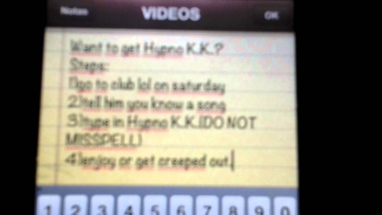 How to get Hypno K.K. secret song - YouTube