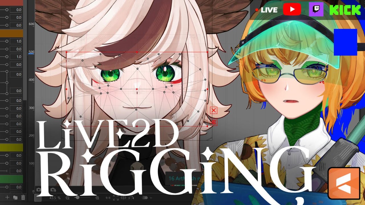 【Live2D Rigging】Comission Model Time - YouTube