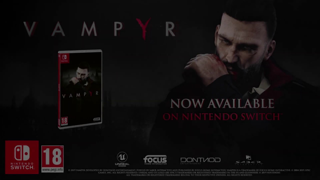 VAMPYR per Nintendo Switch - Trailer di Lancio - YouTube