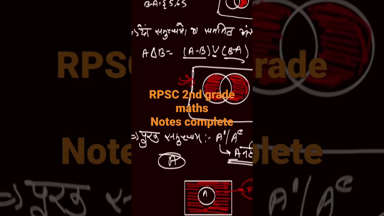 RPSC 2ND GRADE MATHS Notes Complete maths mathswallah viral rpsc-2nd-grade-maths-notes-complete-maths-mathswallah-viral
