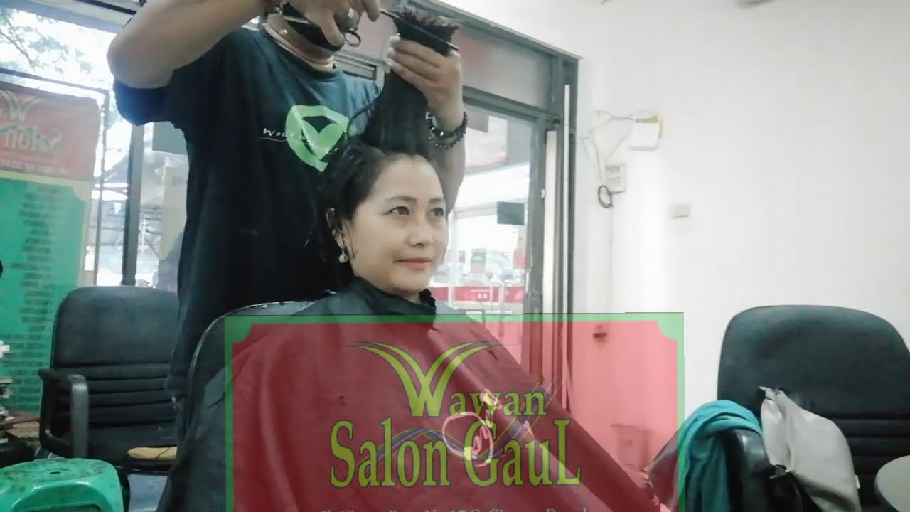 Potong Youngen Bondol dari Rambut Panjang - YouTube