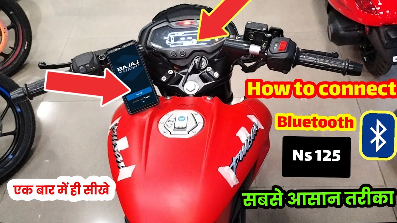 How to Connect Bajaj Pulsar ns 125 Digital Meter to Phone | Pulsar ...