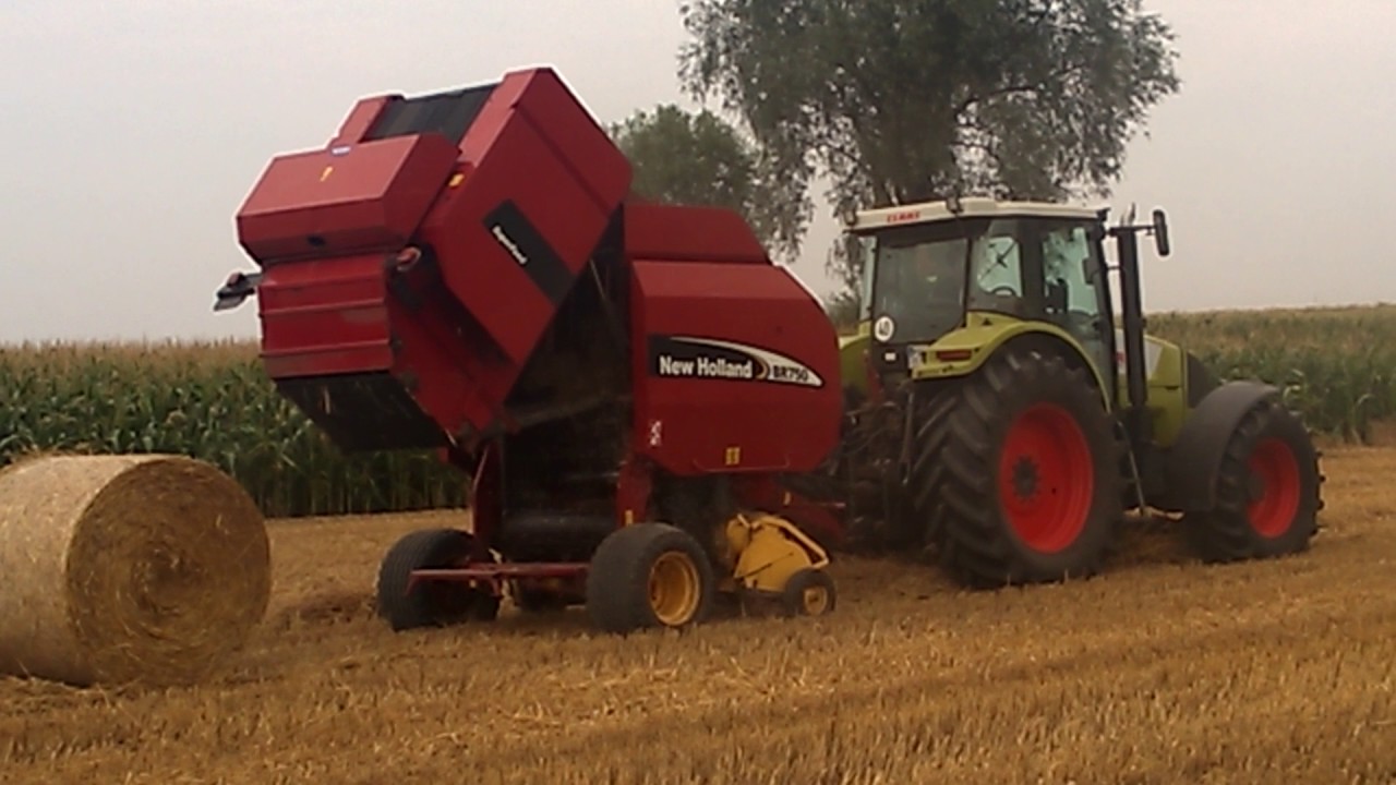 Claas ares 836 Br 750 - YouTube