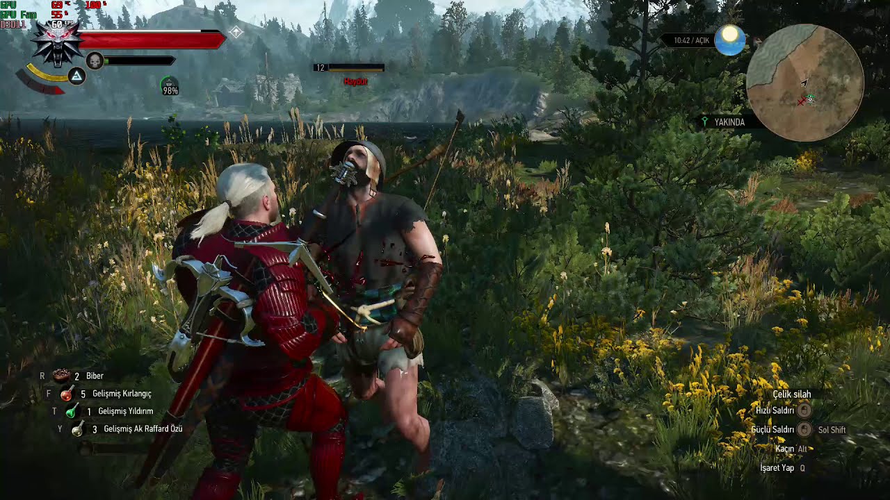 Witcher 3 Aard hasarı - YouTube