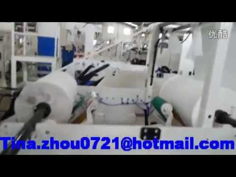 Automatic Facial Tissue Folding Machine facial tissue interfolder - YouTube
