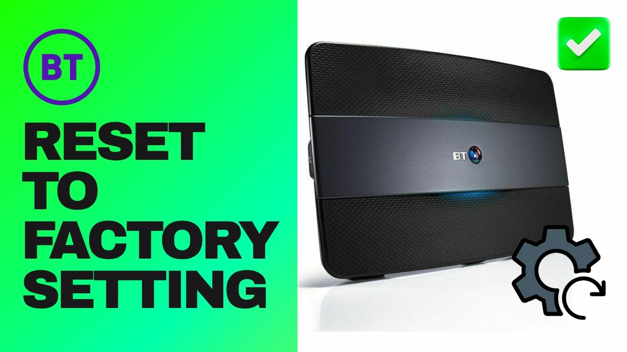 [Easy Guide] Reset BT Smart Hub to Factory Settings - YouTube