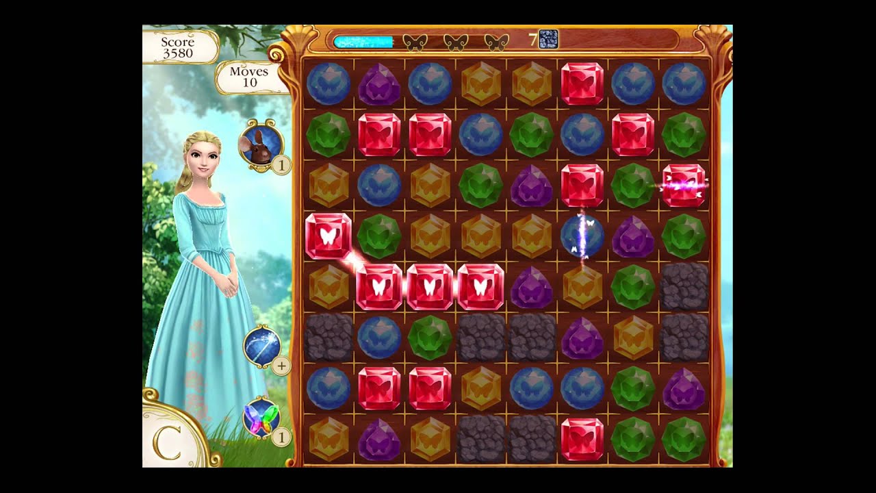 Cinderella Free Fall [iPad Gameplay] Level 21 - YouTube