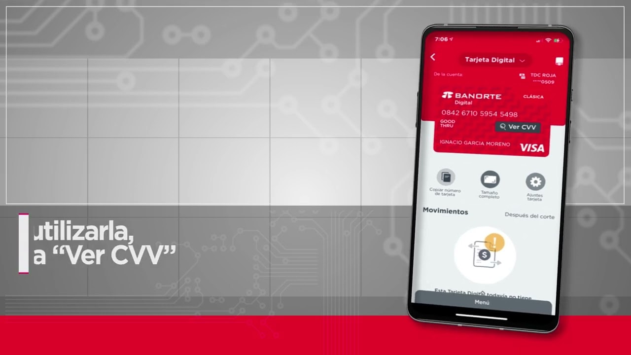Genera tu Tarjeta Digital desde Banorte Móvil - YouTube