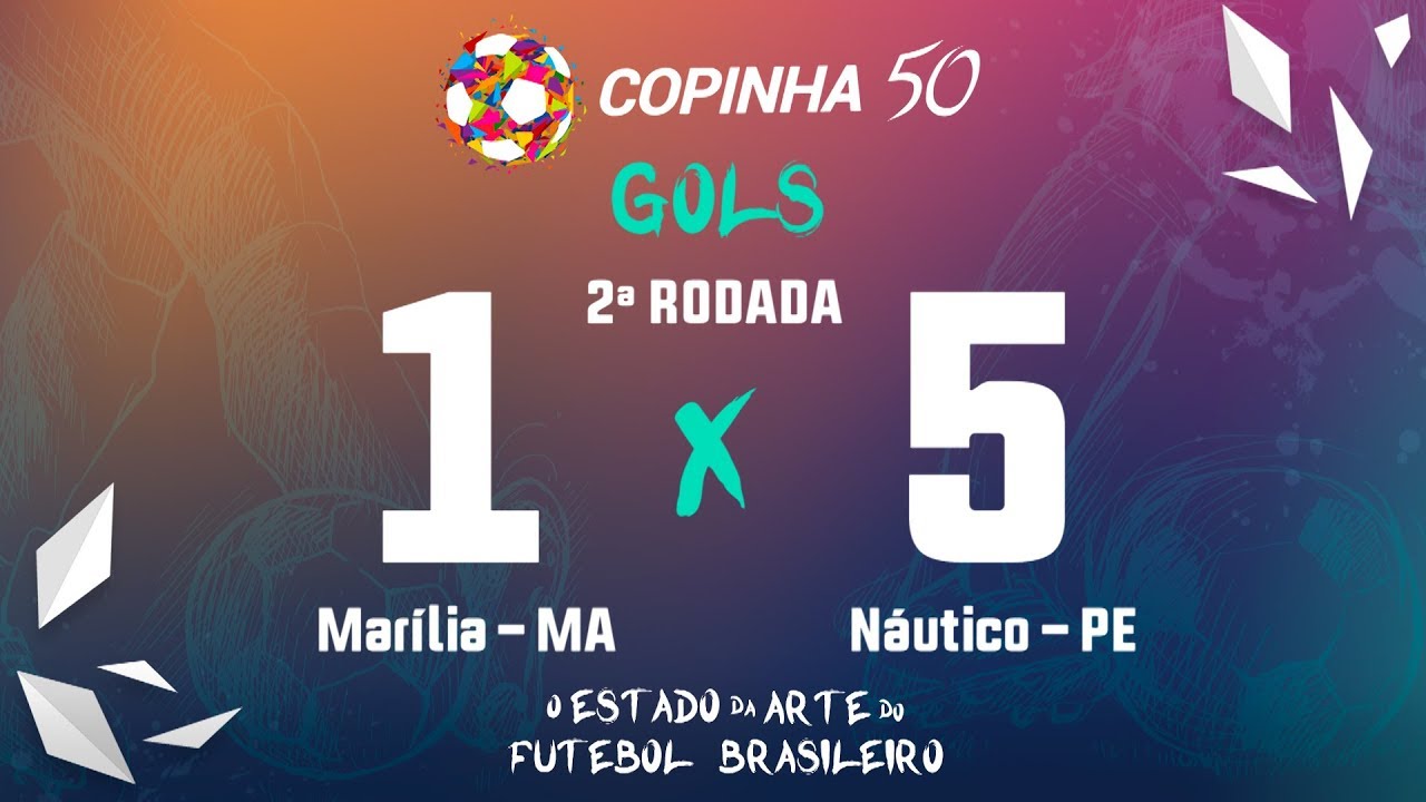 Gols de Marília - MA 1 X 5 Náutico - PE, Copinha 2019 - YouTube