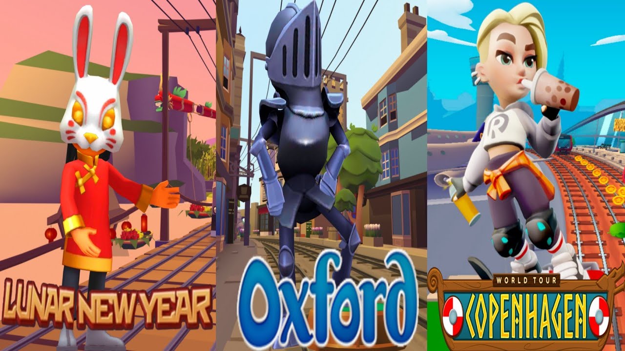 OXFORD (SOUL) VS LUNAR NEW YEAR (RABBIT) VS COPENHAGEN (CATRINE) SUBWAY ...