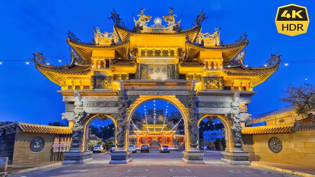 Stunning Tow Boo Kong Temple, Penang [4K HDR 60fps] Butterworth ...
