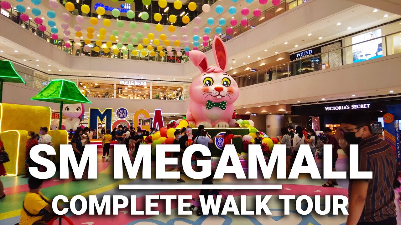 SM Megamall - Philippines' 3rd LARGEST Mall | Walk Tour | Mandaluyong ...