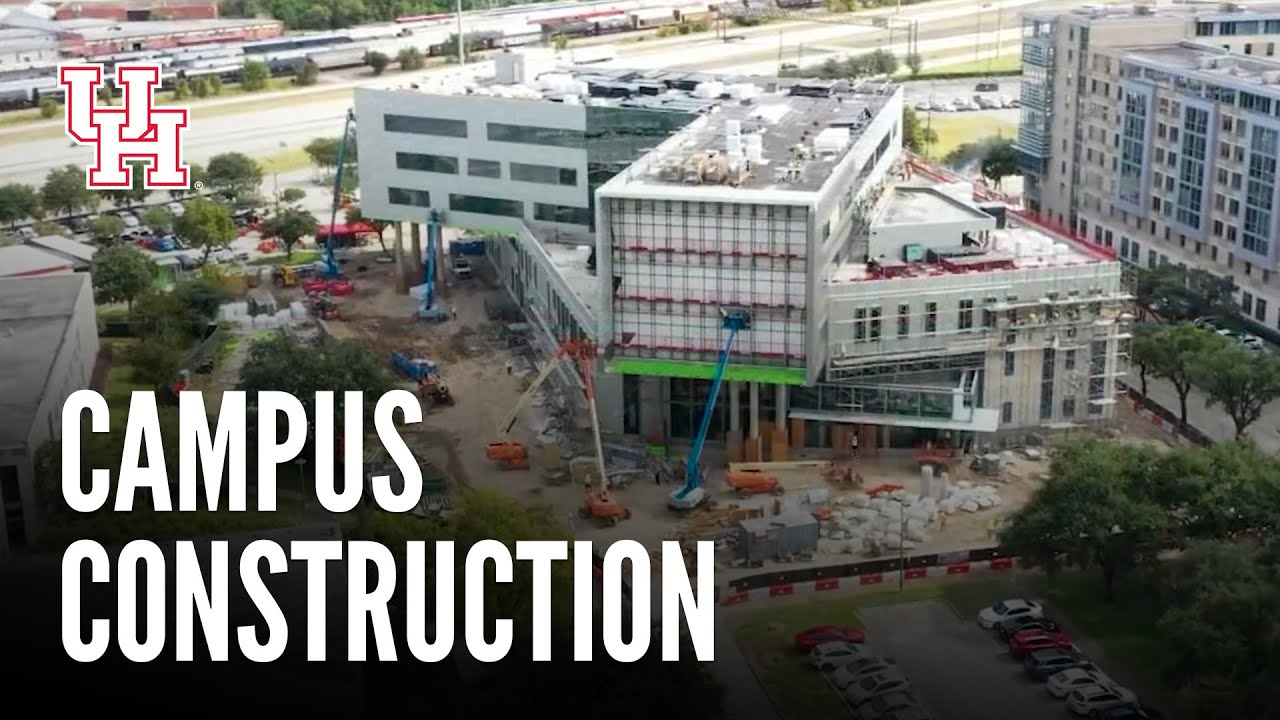 Campus Construction Projects at the University of Houston - YouTube