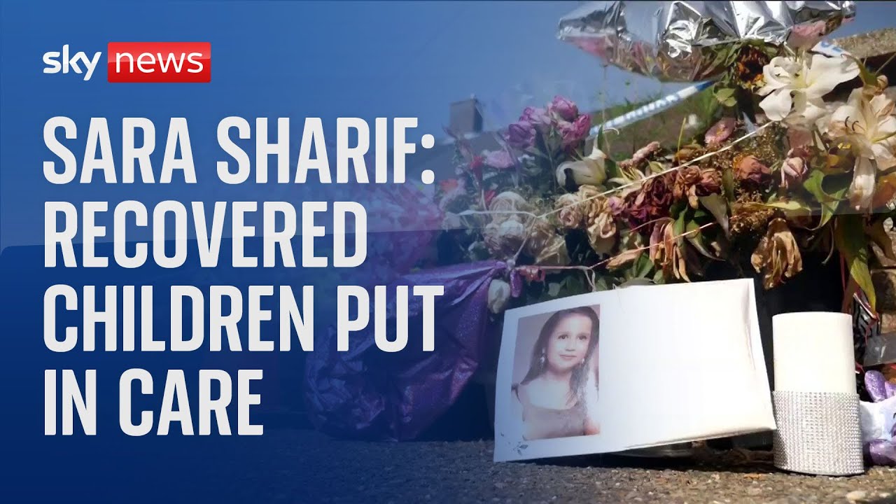 Sara Sharif: Five children who travelled with their father taken into ...