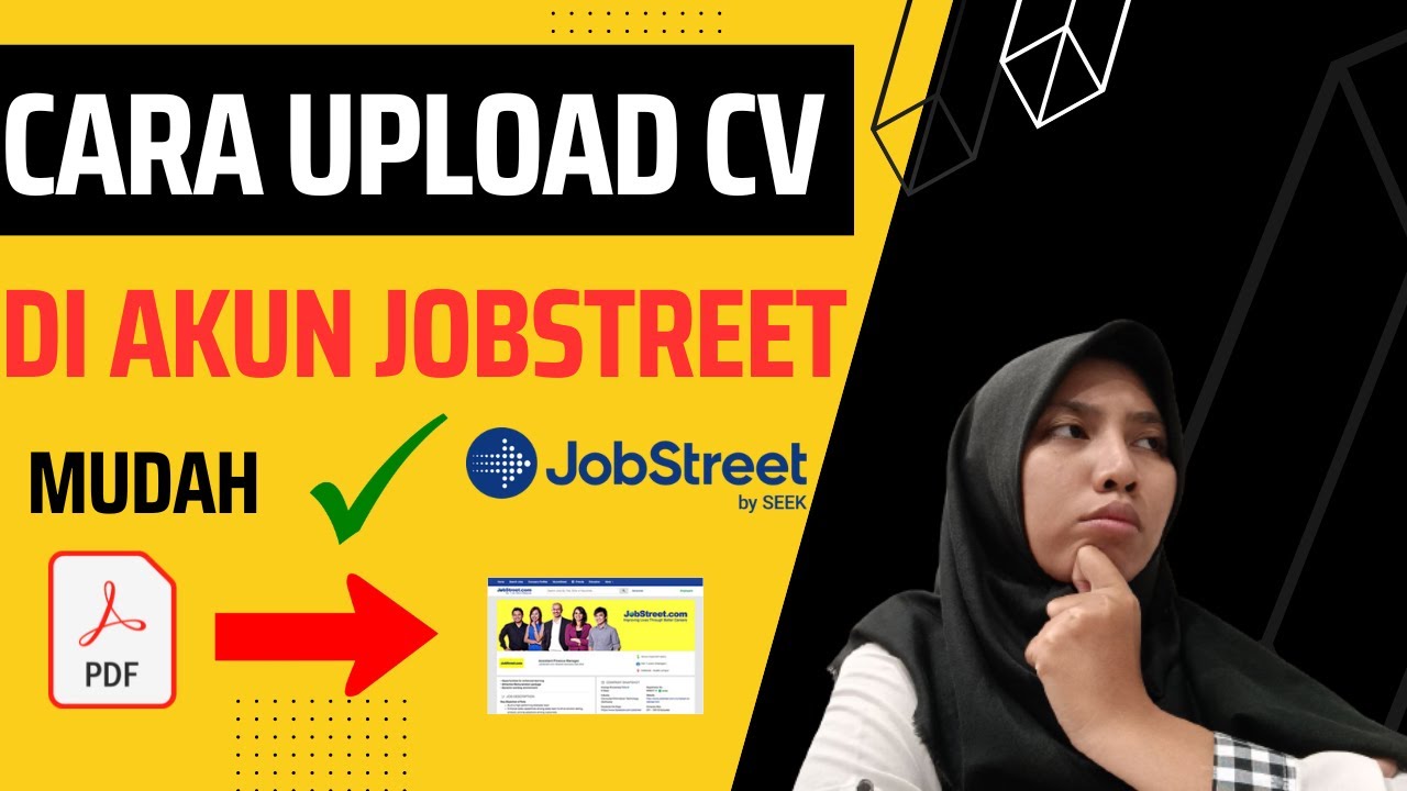 Cara Mengupload CV di Akun Jobstreet Mudah - YouTube