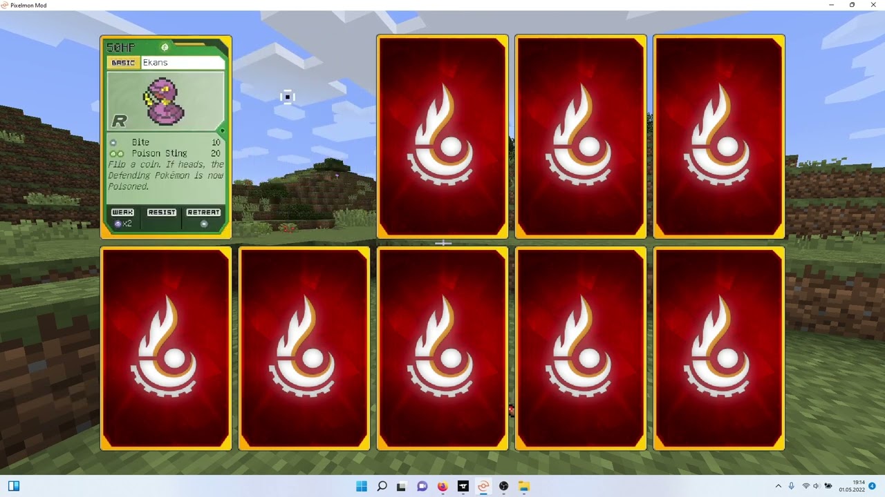 Opening my first Pixelmon TCG pack - YouTube