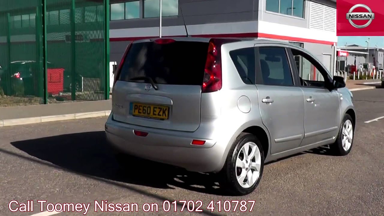 2010 Nissan Note N-Tec 1.6l Blade Silver PE60EZK for sale at Toomey ...