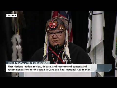 AFN National Chief RoseAnne Archibald addresses Special Chiefs Assembly ...
