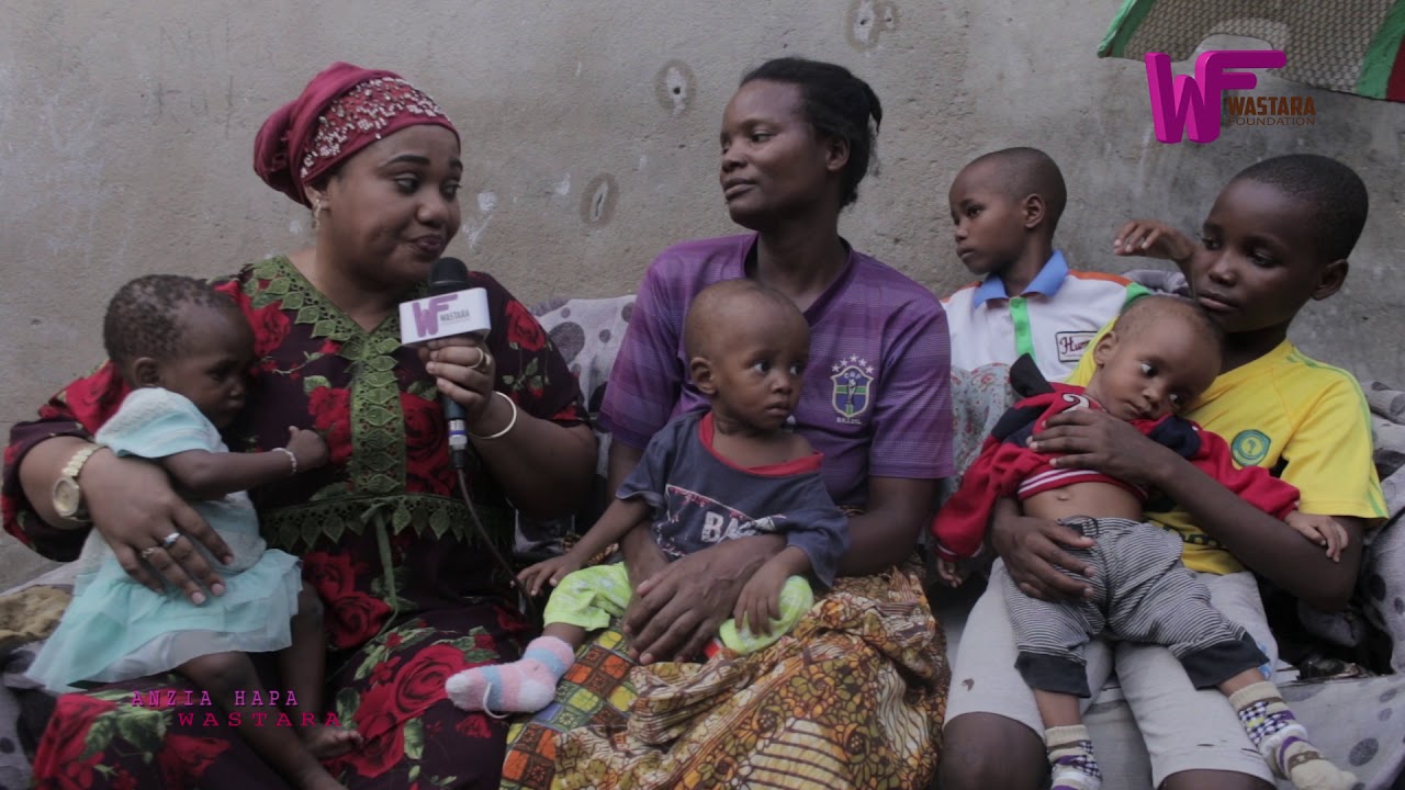 Mama aliye jifungua mapacha watatu alilia msaada kwaajili ya watoto ...
