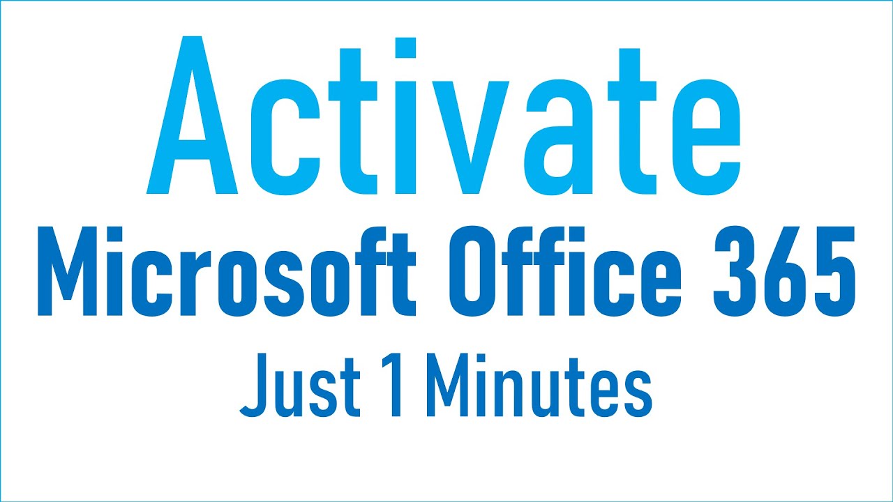 How to activate Microsoft Office 365 Without any software & product key ...