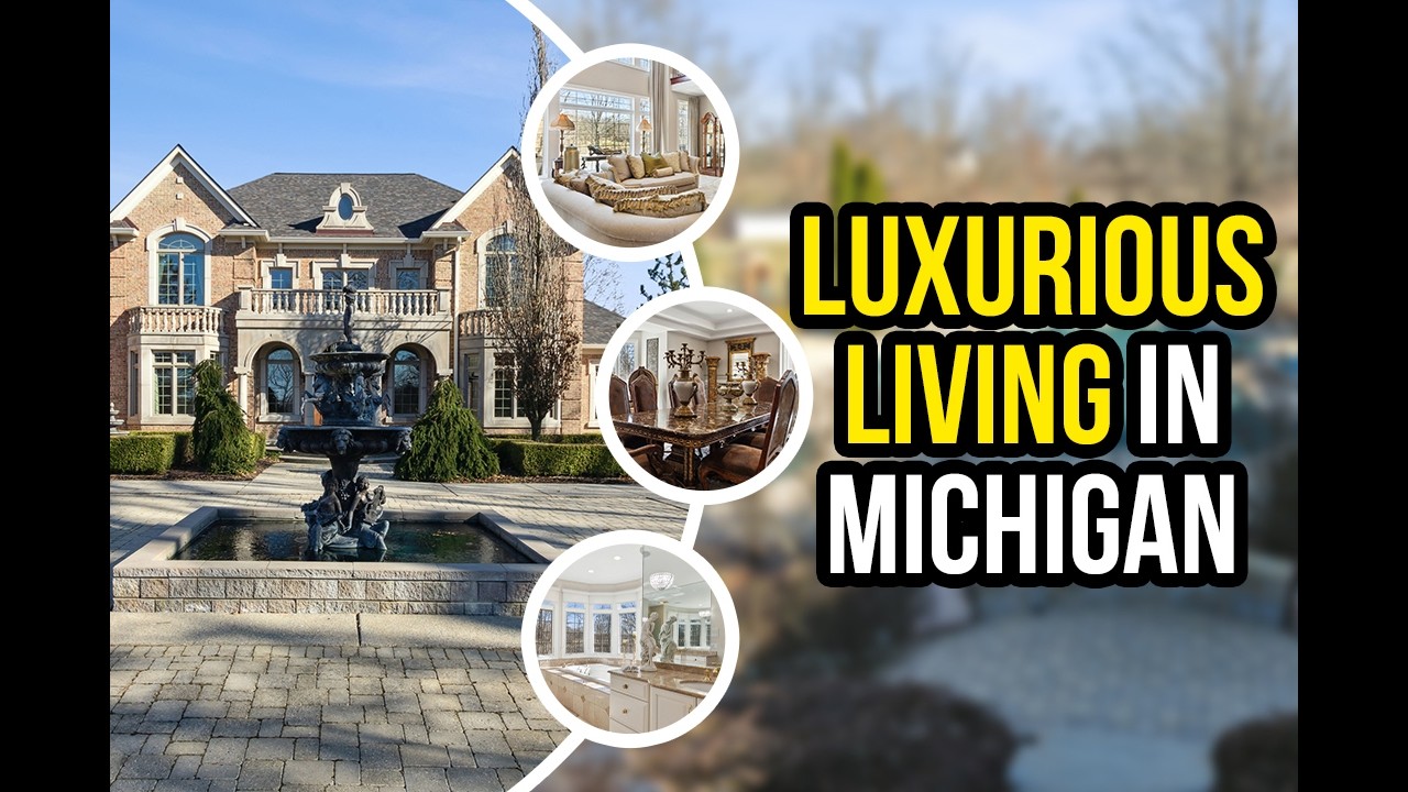 5 Luxurious Houses in Michigan You Need to See! - YouTube