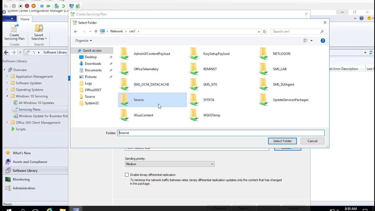 Windows 10 Service Plan and Deploy to Software Center - YouTube